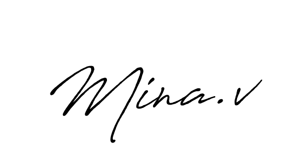 82+ Mina.v Name Signature Style Ideas | Awesome eSignature