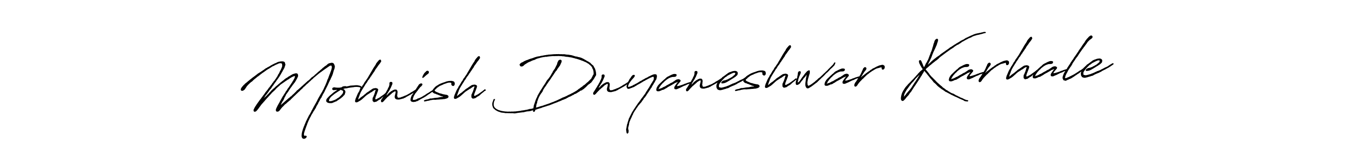 99+ Mohnish Dnyaneshwar Karhale Name Signature Style Ideas | Creative eSign