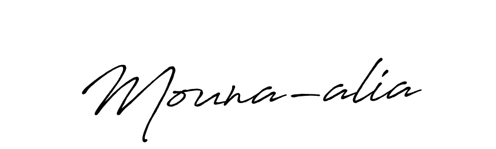 76+ Mouna-alia Name Signature Style Ideas | Outstanding Online Signature