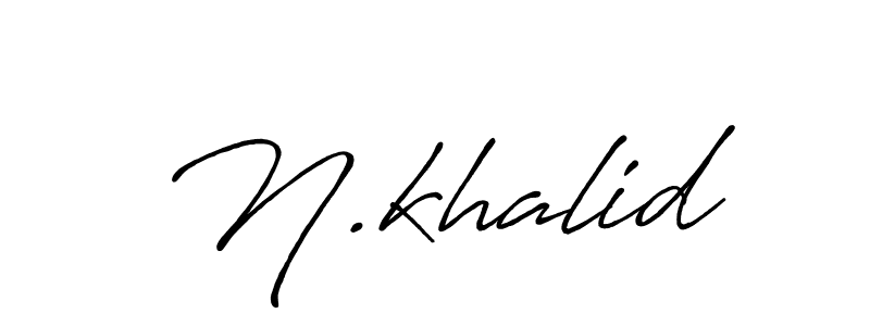 92+ N.khalid Name Signature Style Ideas | Great eSignature