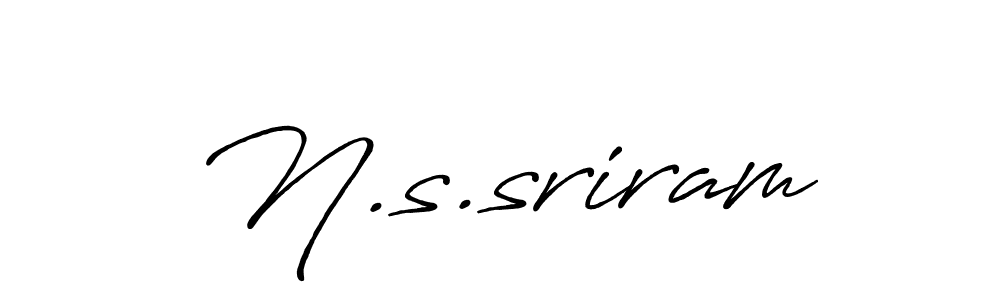 77+ N.s.sriram Name Signature Style Ideas | Excellent E-Signature