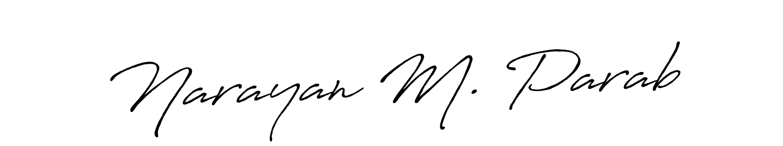 90+ Narayan M. Parab Name Signature Style Ideas | New Electronic Sign
