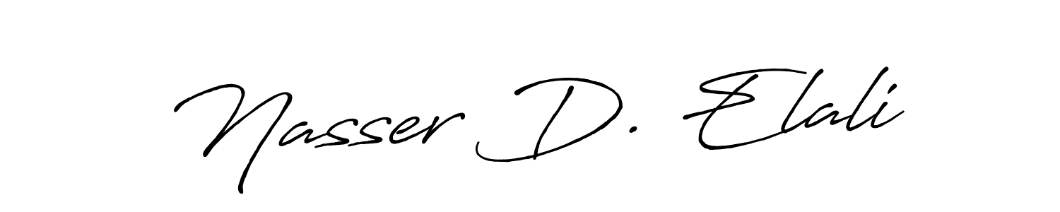 75+ Nasser D. Elali Name Signature Style Ideas | Ideal Online Autograph