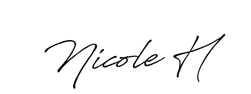 70+ Nicole H Name Signature Style Ideas | Awesome Electronic Signatures