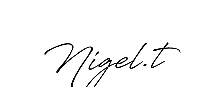 96+ Nigel.t Name Signature Style Ideas | Unique Autograph