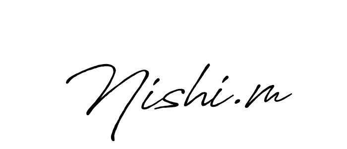 78+ Nishi.m Name Signature Style Ideas | Ultimate Name Signature