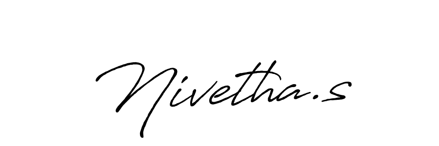 89+ Nivetha.s Name Signature Style Ideas | Special Electronic Sign