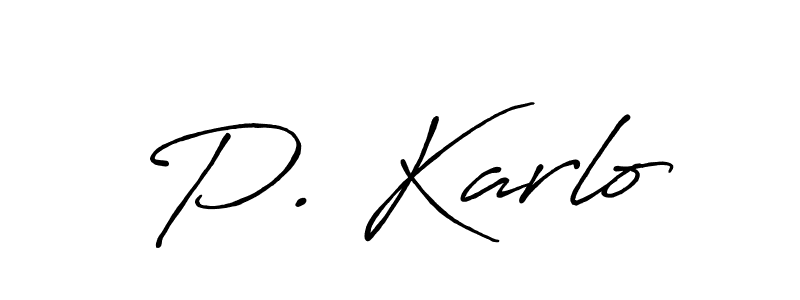93+ P. Karlo Name Signature Style Ideas | Superb E-Sign