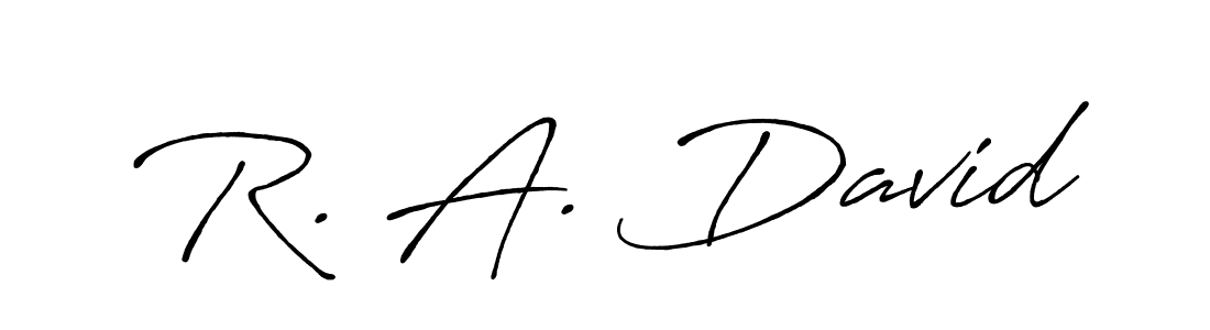 99+ R. A. David Name Signature Style Ideas | Creative Name Signature