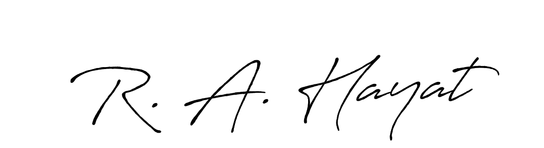 87+ R. A. Hayat Name Signature Style Ideas | Cool Autograph