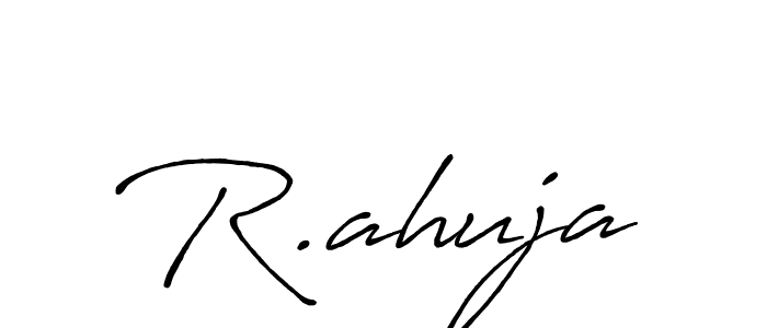 100+ R.ahuja Name Signature Style Ideas | Great Name Signature