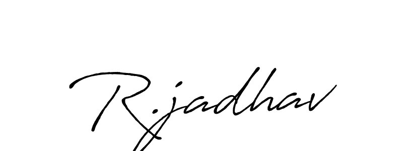 96+ R.jadhav Name Signature Style Ideas | New Name Signature