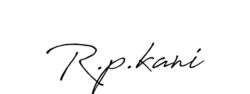 97+ R.p.kani Name Signature Style Ideas | Fine Autograph