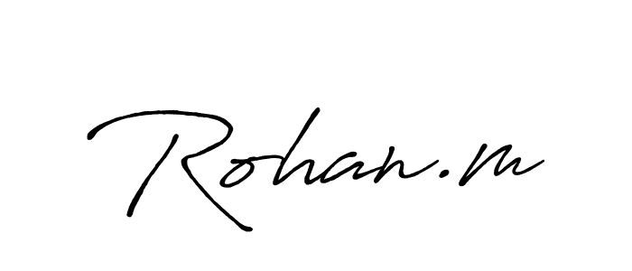 100+ Rohan.m Name Signature Style Ideas | Ultimate Online Signature