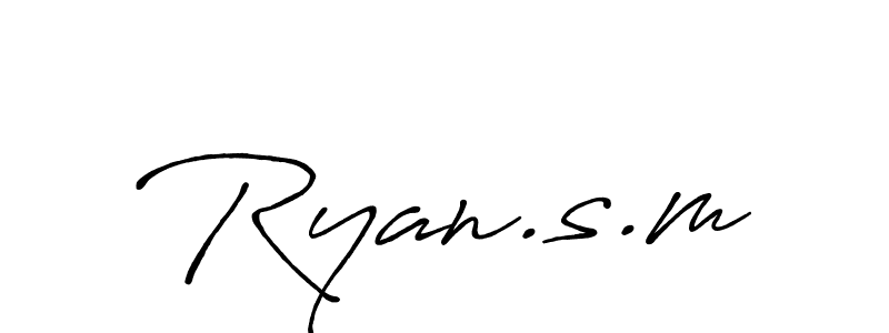 79+ Ryan.s.m Name Signature Style Ideas | Fine eSignature