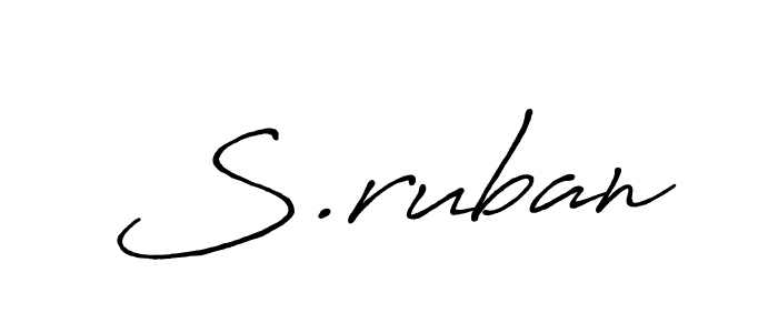 95+ S.ruban Name Signature Style Ideas | Wonderful E-Sign
