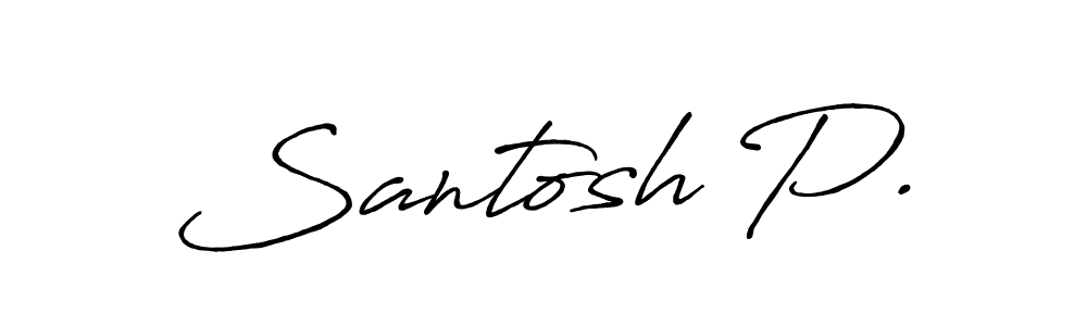 78+ Santosh P. Name Signature Style Ideas | Best Autograph