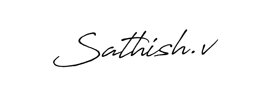 90+ Sathish.v Name Signature Style Ideas | Superb eSign