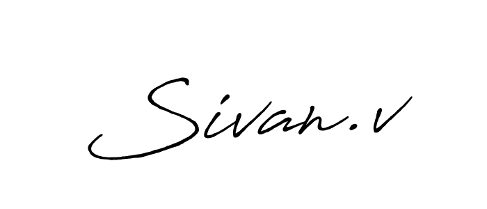 72+ Sivan.v Name Signature Style Ideas | Cool eSignature