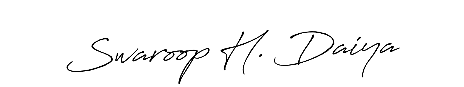 95+ Swaroop H. Daiya Name Signature Style Ideas | Get Digital Signature
