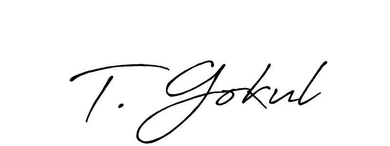98+ T. Gokul Name Signature Style Ideas | Special eSignature