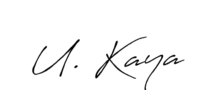 70+ U. Kaya Name Signature Style Ideas | Super E-Sign