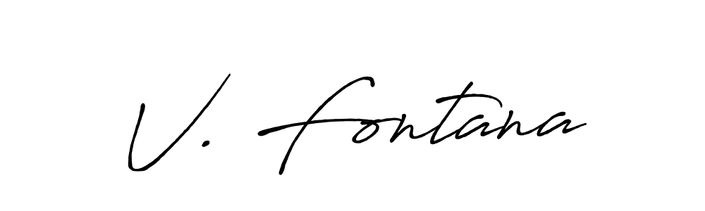 80+ V. Fontana Name Signature Style Ideas | Superb Online Signature