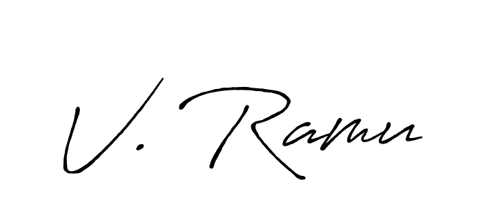 93+ V. Ramu Name Signature Style Ideas | Superb Name Signature