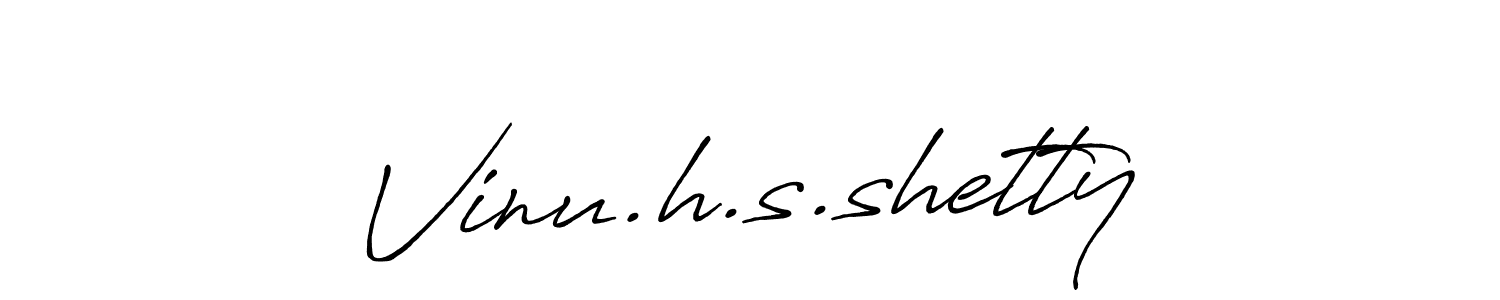 72+ Vinu.h.s.shetty Name Signature Style Ideas | Outstanding eSignature
