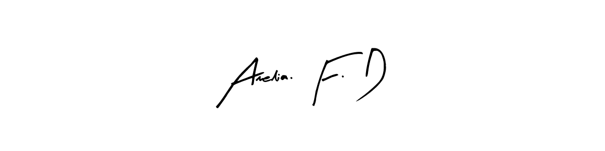 96+ Amelia. F. D Name Signature Style Ideas | Superb eSignature