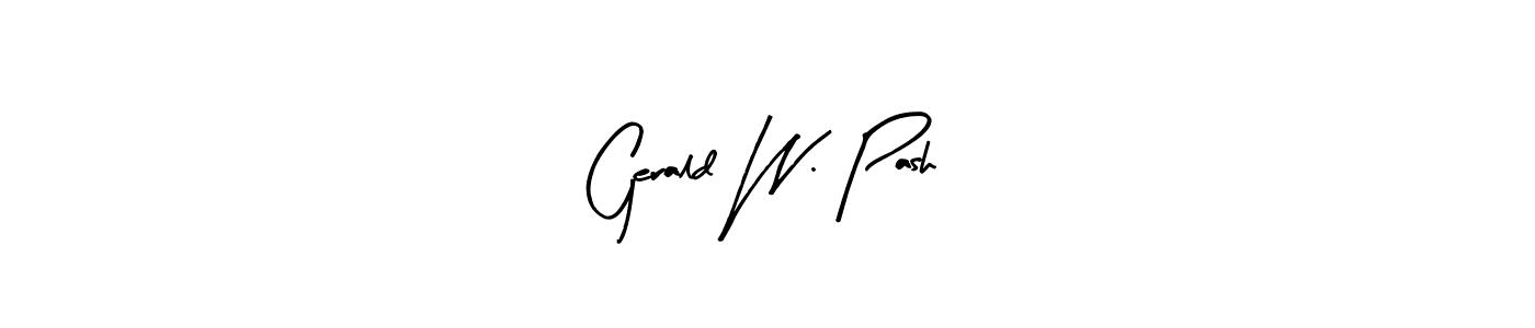 84+ Gerald W. Pash Name Signature Style Ideas | Perfect Digital Signature