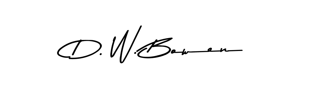 70+ D. W. Bowen Name Signature Style Ideas | Great Online Signature