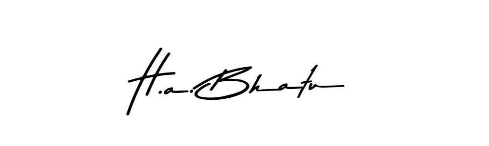 99+ H.a. Bhatu Name Signature Style Ideas | Creative E-Signature