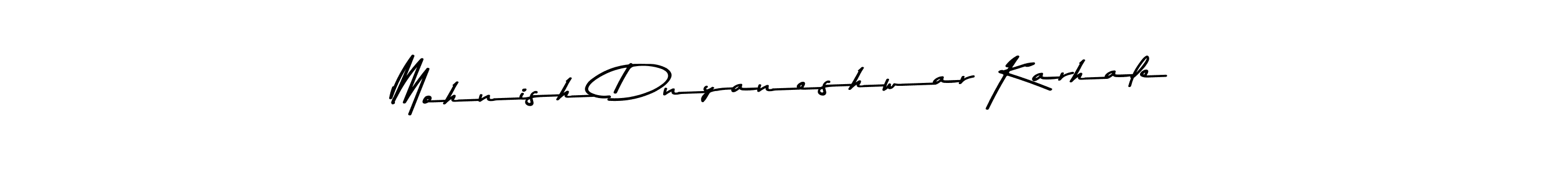 99+ Mohnish Dnyaneshwar Karhale Name Signature Style Ideas | Creative eSign