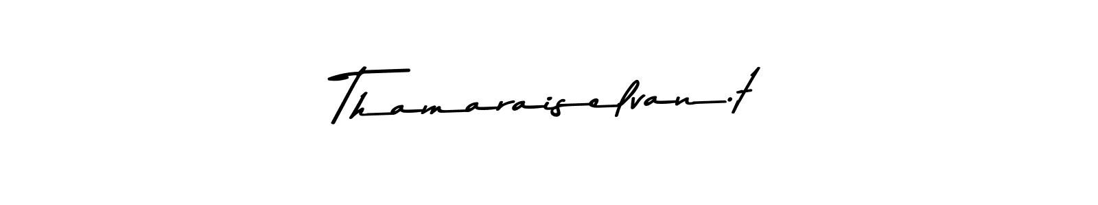 88+ Thamaraiselvan.t Name Signature Style Ideas | Ultimate Autograph